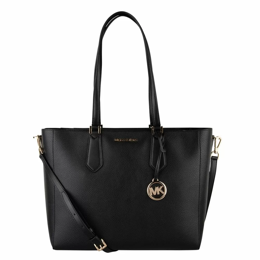 Michael Kors Kimberly Large 3 In 1 Tote Black The Little Green Bag