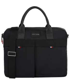 Tommy Hilfiger Func Nylon Computer Bag Space Blue The Little Green Bag